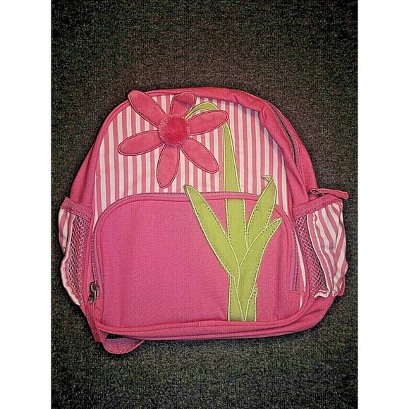 Pottery Barn | Accessories | Pottery Barn Prek Backpack Pink With Pom ...